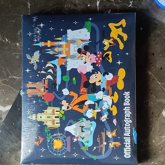 Disney | Toys | Disney Blue Autograph Book Nwt | Poshmark